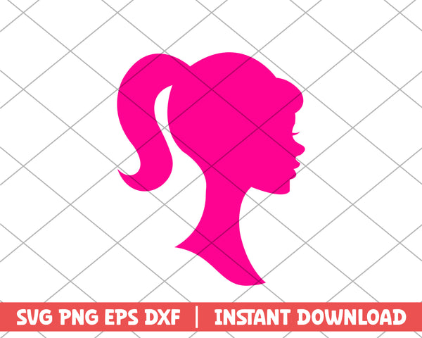 Barbie head barbie svg – svg files for cricut