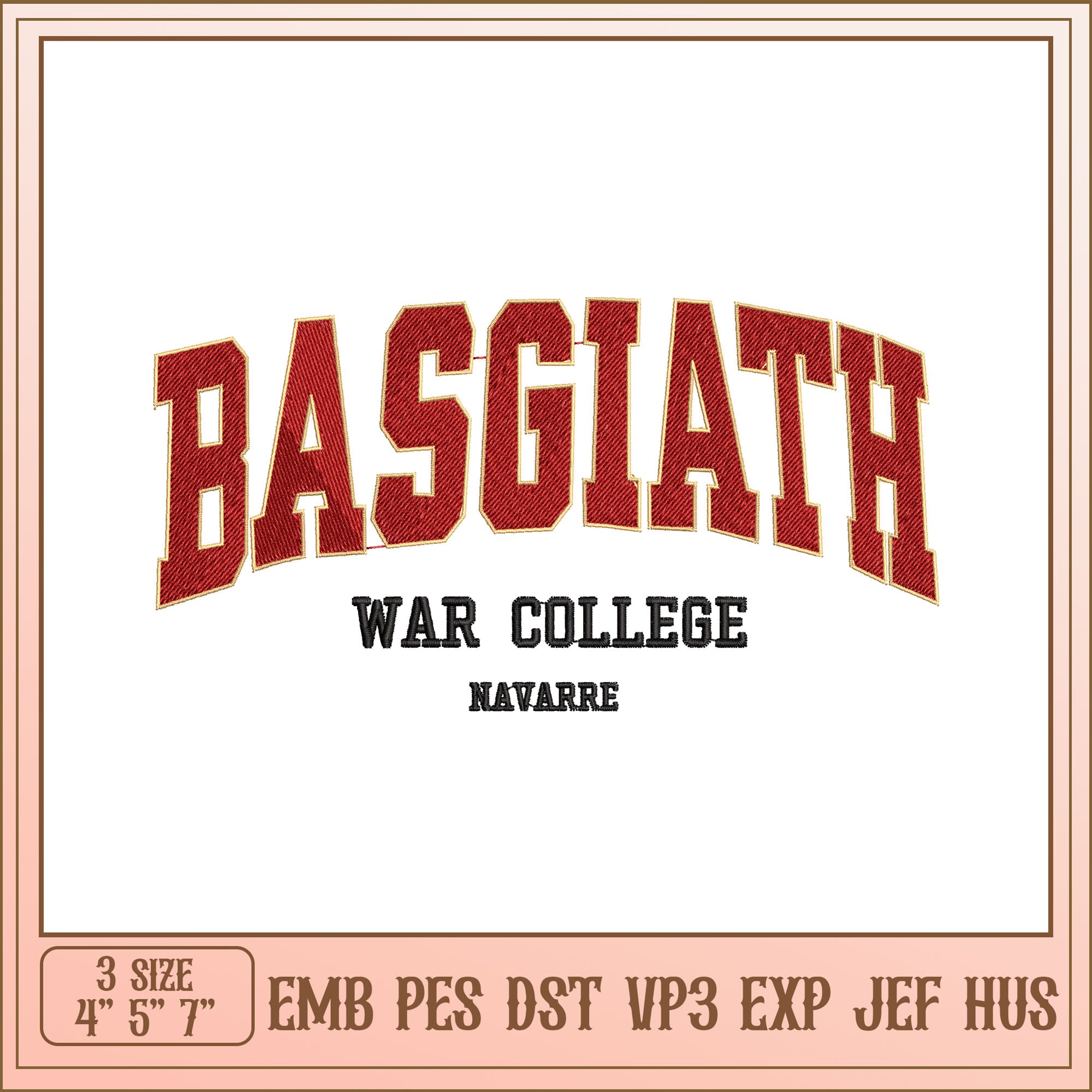 Basgiath War College Embroidery Design – svg files for cricut