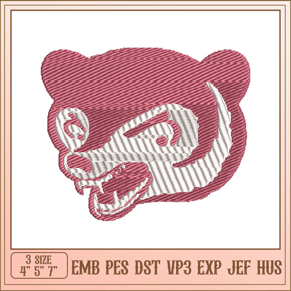 Bear Embroidery Design 3 Sizes EMB PES DST – svg files for cricut