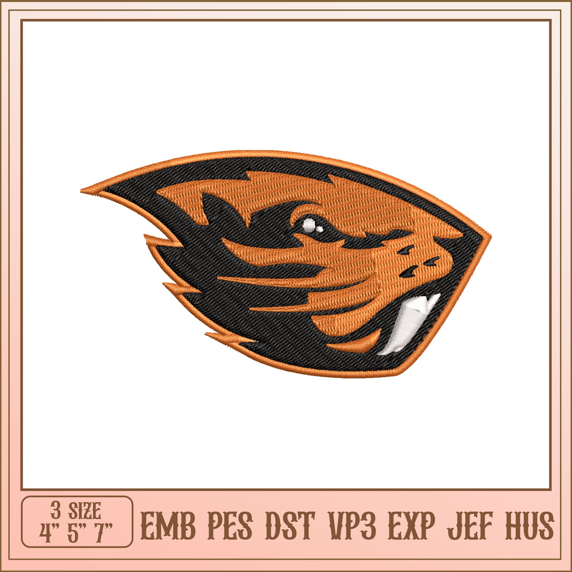 Beaver Embroidery Design - EMB PES DST – svg files for cricut