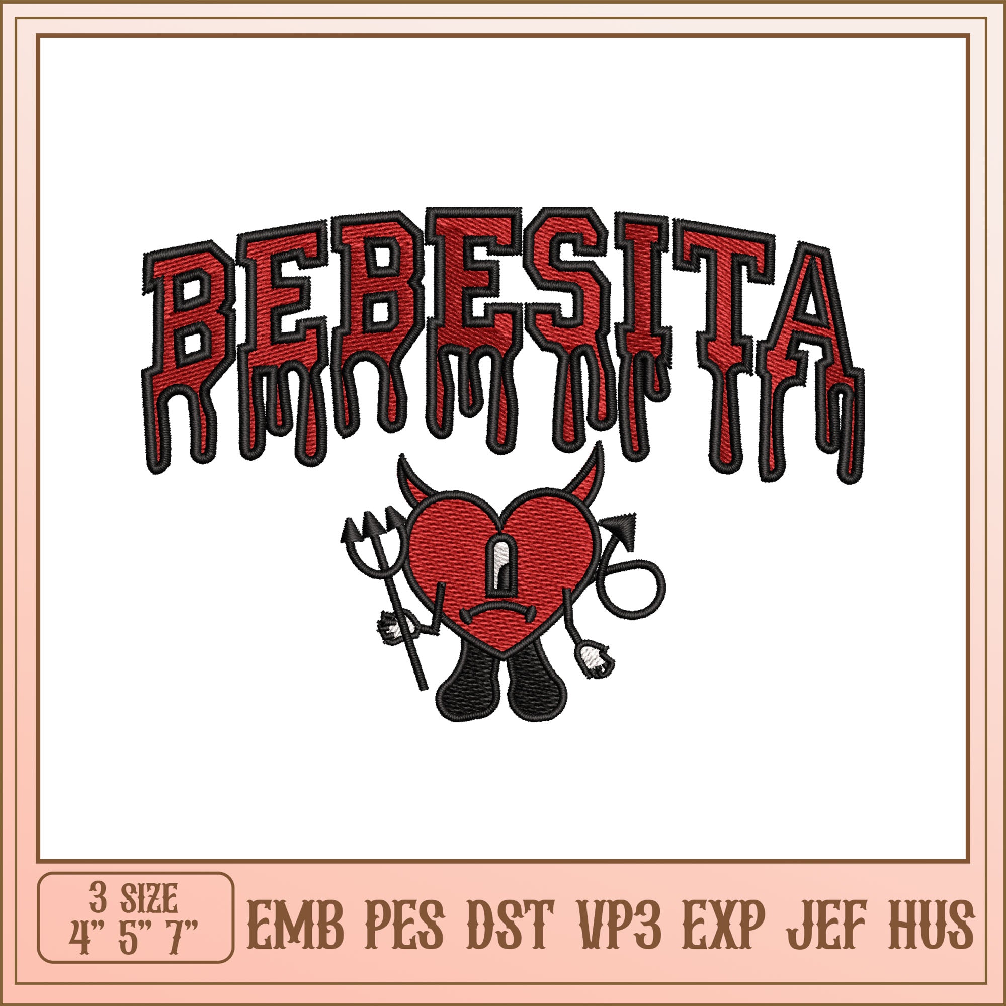 Bebesita Embroidery Design – svg files for cricut