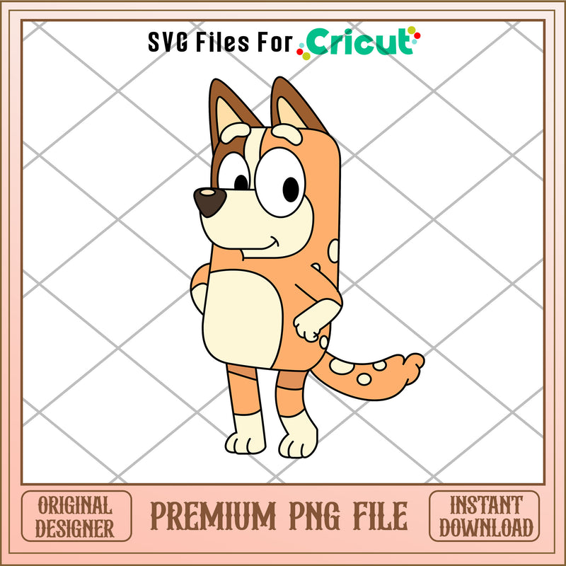 Bingo character cartoon png – svg files for cricut