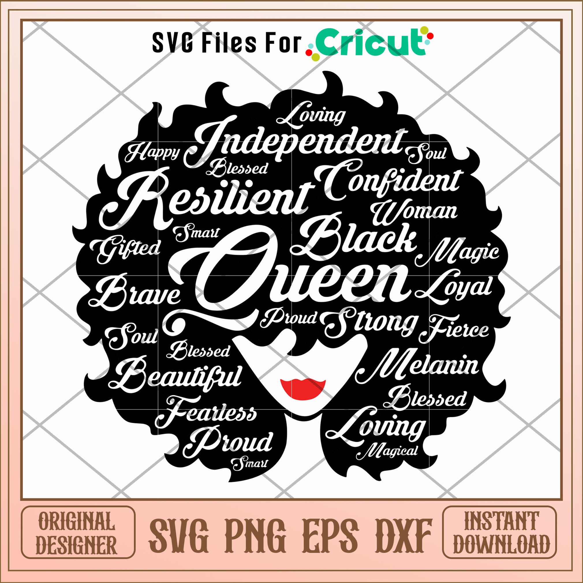 Black Queen Afro Woman svg, Black Queen svg, other svg – svg files for ...