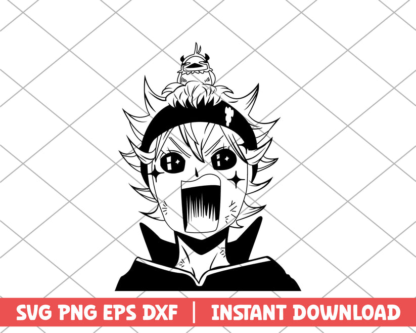 Black clover asta and nero anime svg – svg files for cricut
