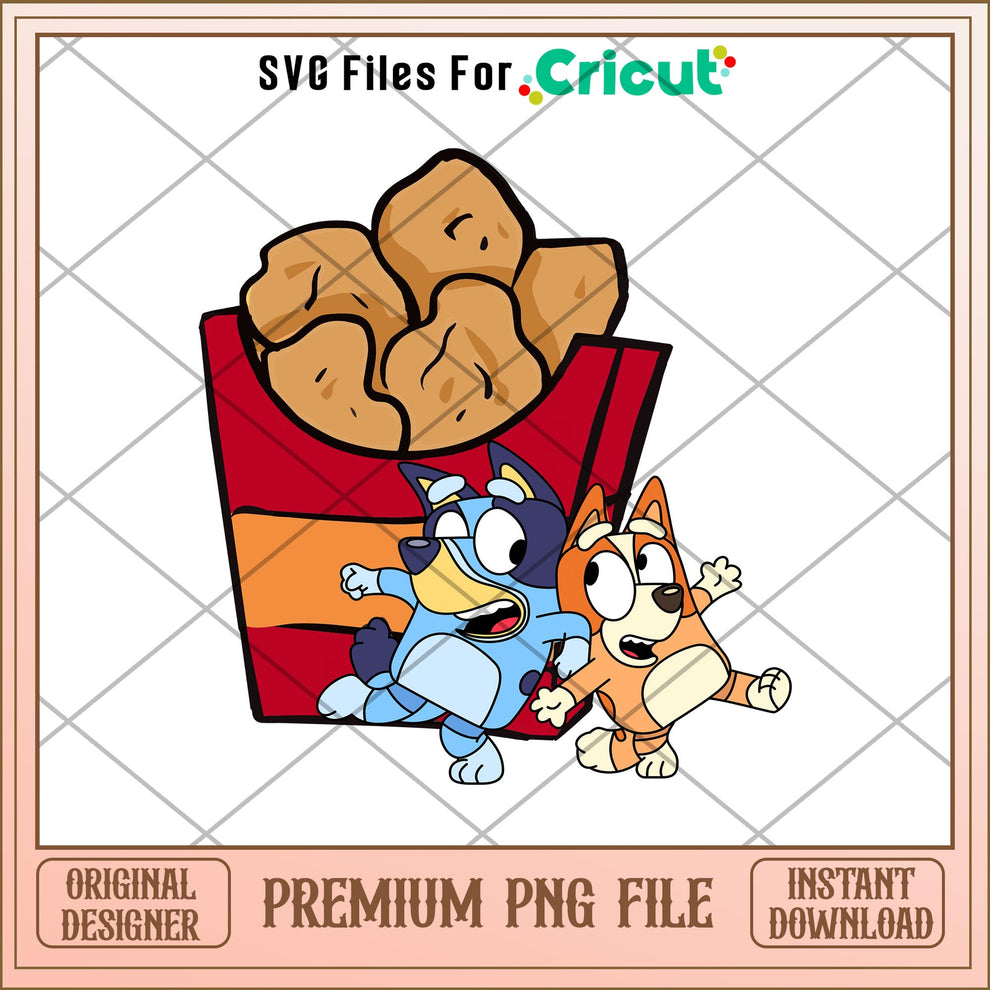Bluey & Snack Box Png, Bluey characters png, Digital Download – svg ...