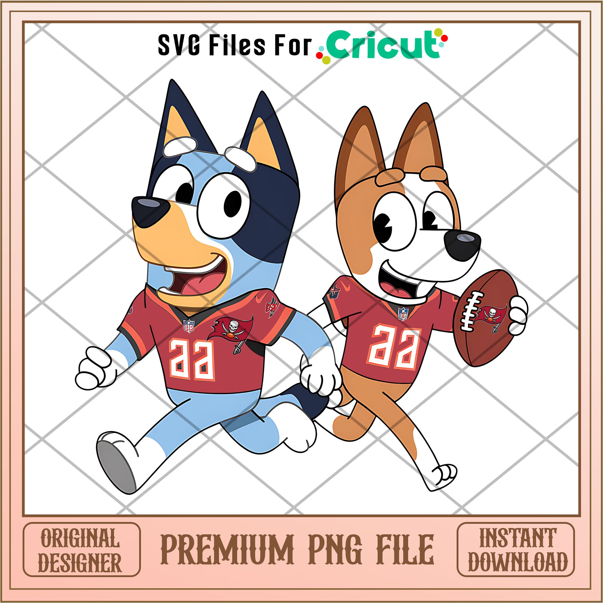 Bluey and Bingo Buccaneers logo png, Tampa Bay Buccaneers png, NFL png ...