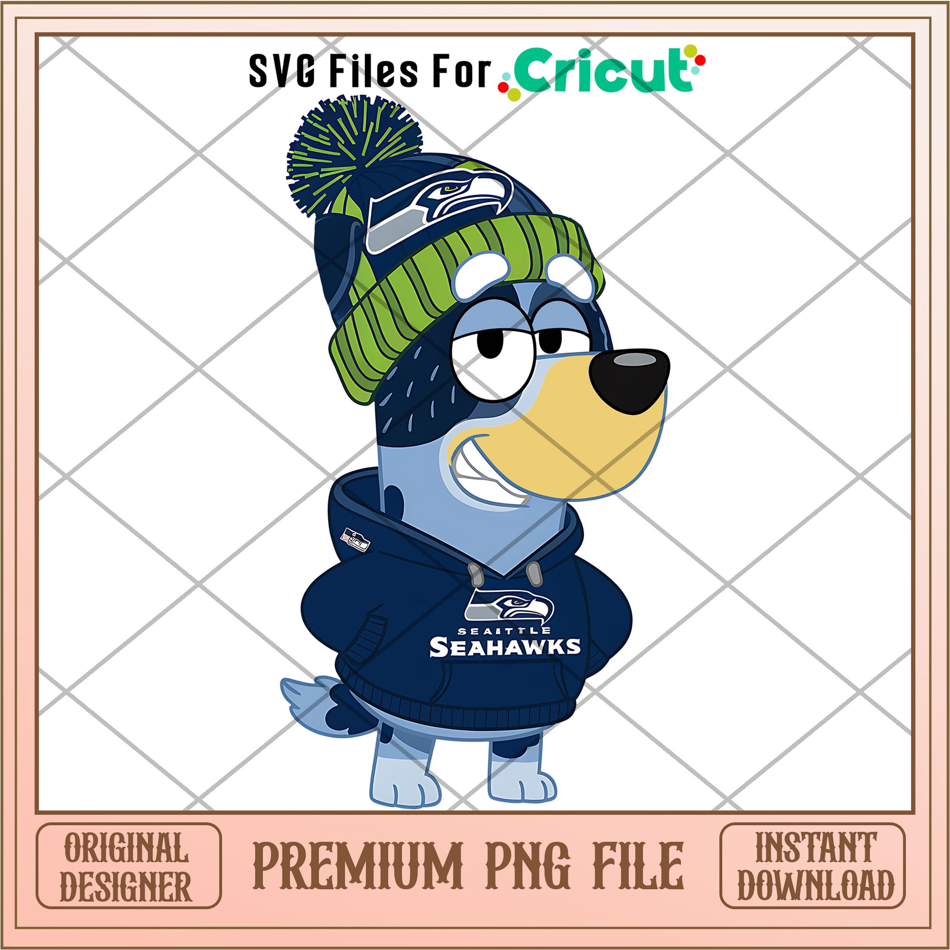 Bluey dad Seahawks hoodie logo png, Seattle Seahawks png, NFL png – svg ...