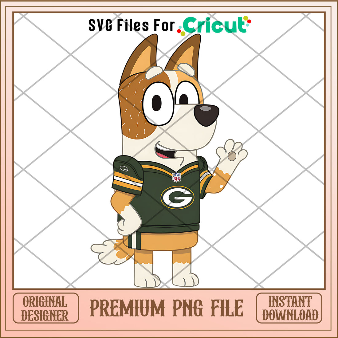 Bluey mom Packers shirt logo png, Green Bay Packers png, NFL png – svg ...