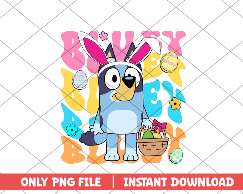 Bluey rabbit cartoon png – svg files for cricut