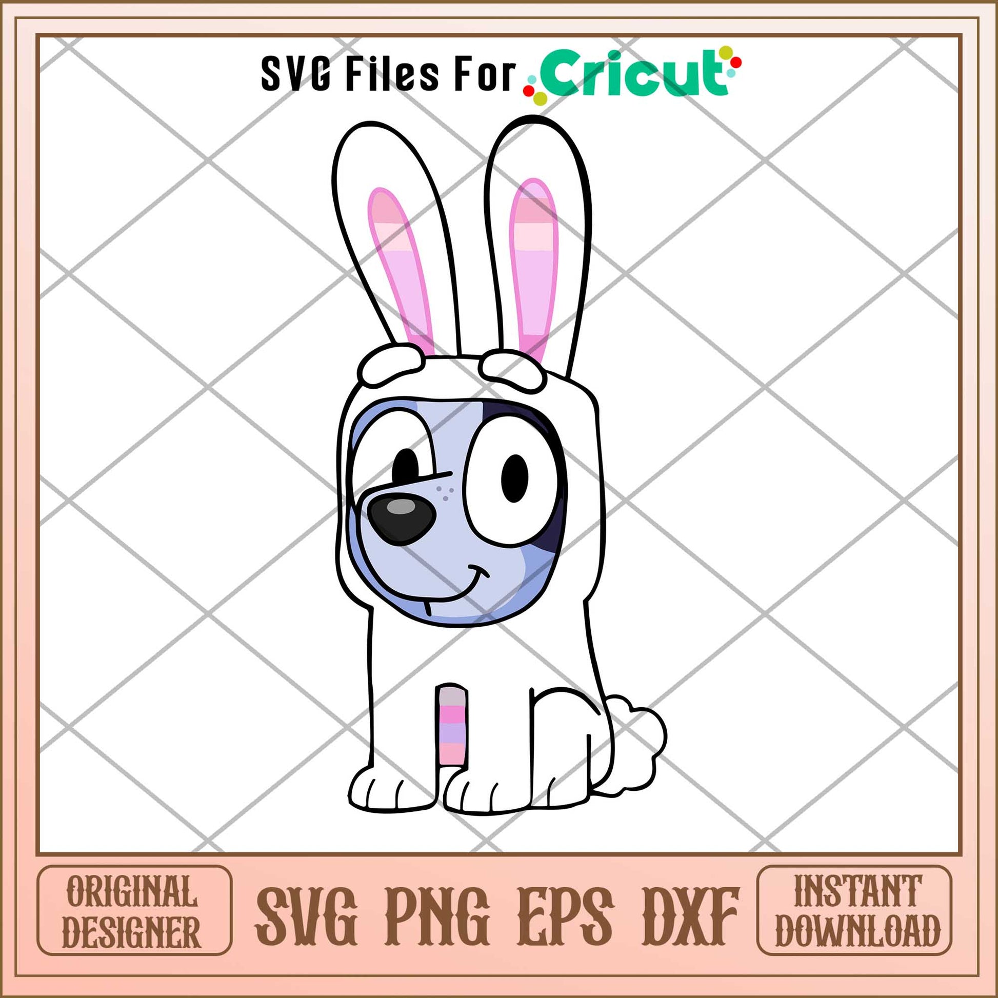 Bluey socks Bunny cartoon Svg, bluey characters svg, Digital Download ...