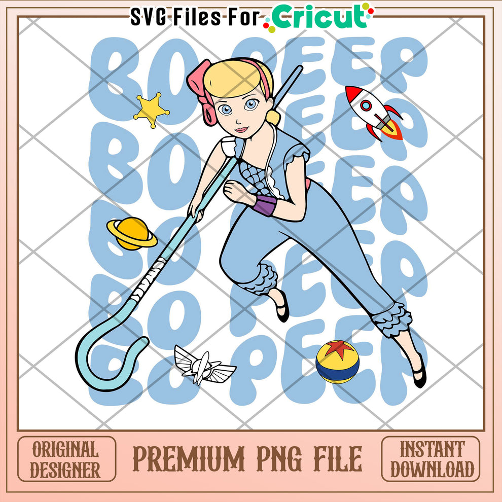 Bo Peep PNG Cricut File Instant Download – svg files for cricut