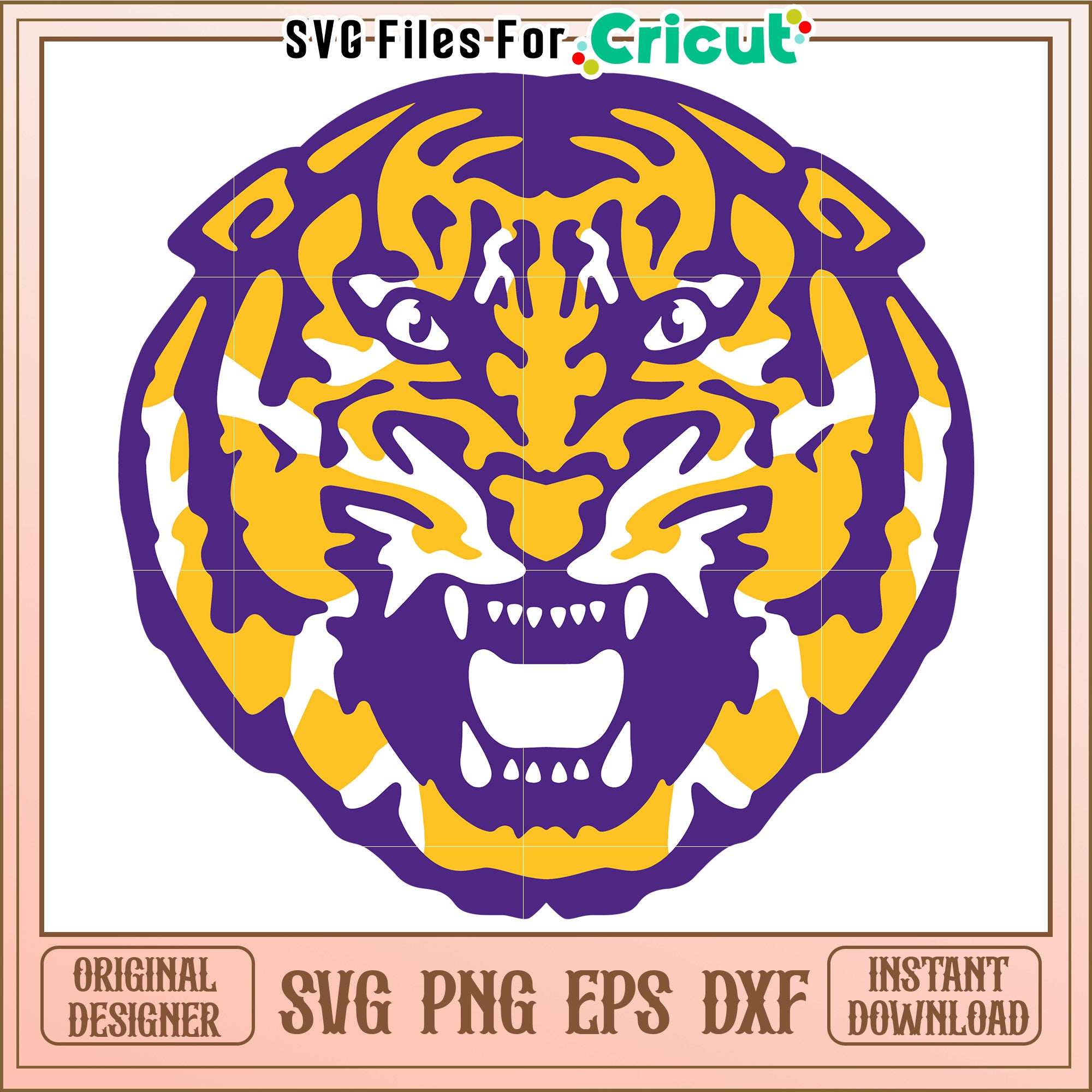 Bold Tiger SVG Design for Cricut, Perfect for Crafting Projects and De ...