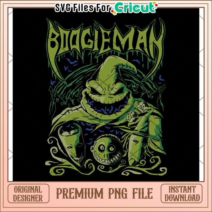 Boogie man png, oogie boogie png, hallowen time png – svg files for cricut