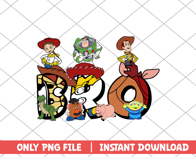 Bro toy story disney png – svg files for cricut