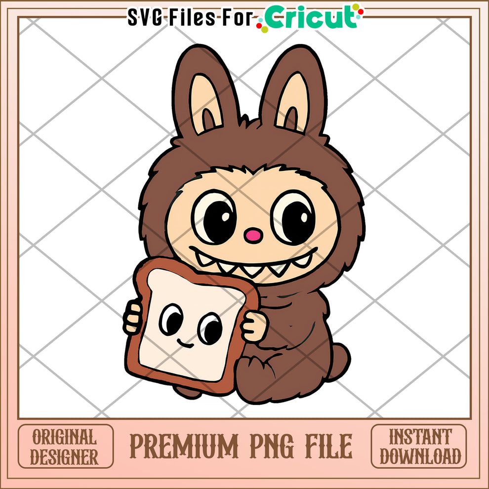 Brown labubu toothless costume png, secret labubu png, labubu art png ...