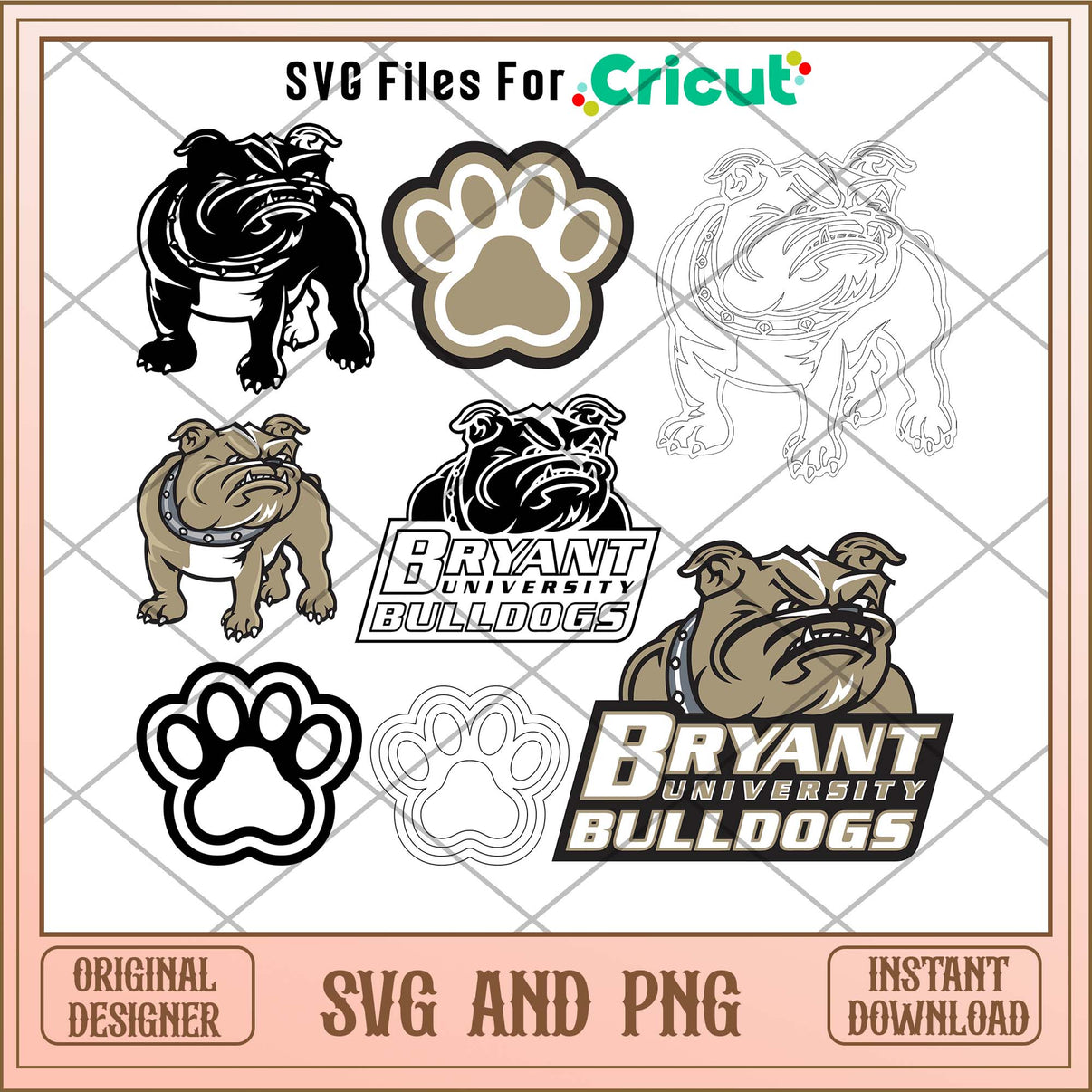 Bryant Bulldogs svg bundle, Bryant Bulldogs svg, NCAA svg – svg files ...