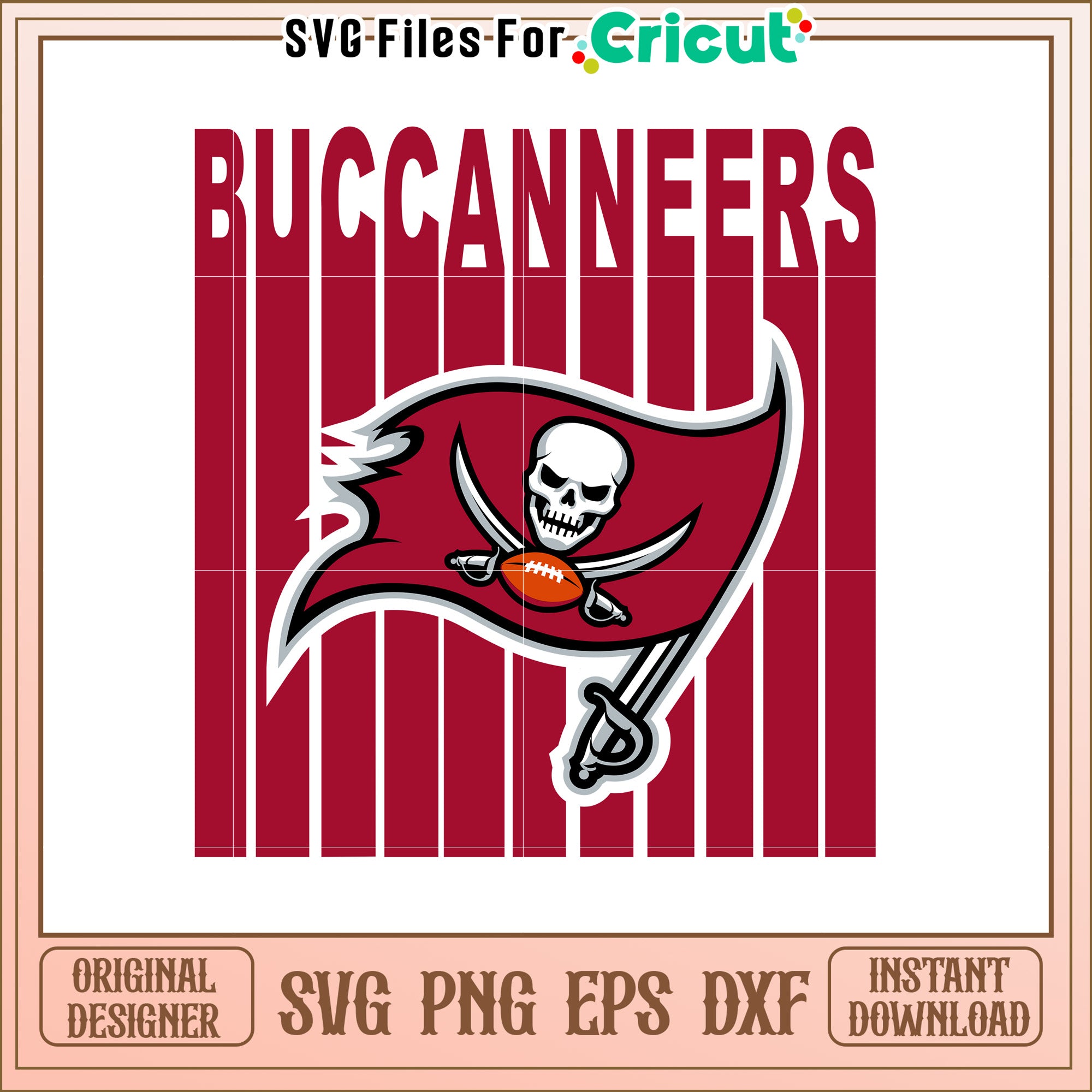 Buccaneers SVG Design for Football Fans and Crafters – svg files for cricut