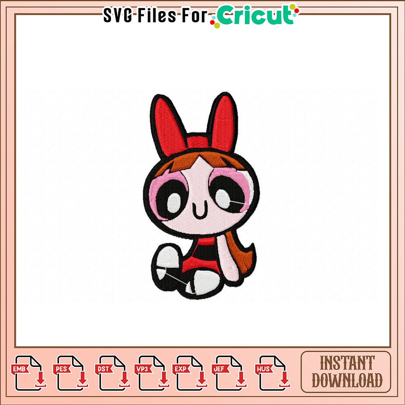 Buttercup Embroidery Design Instant Download – svg files for cricut