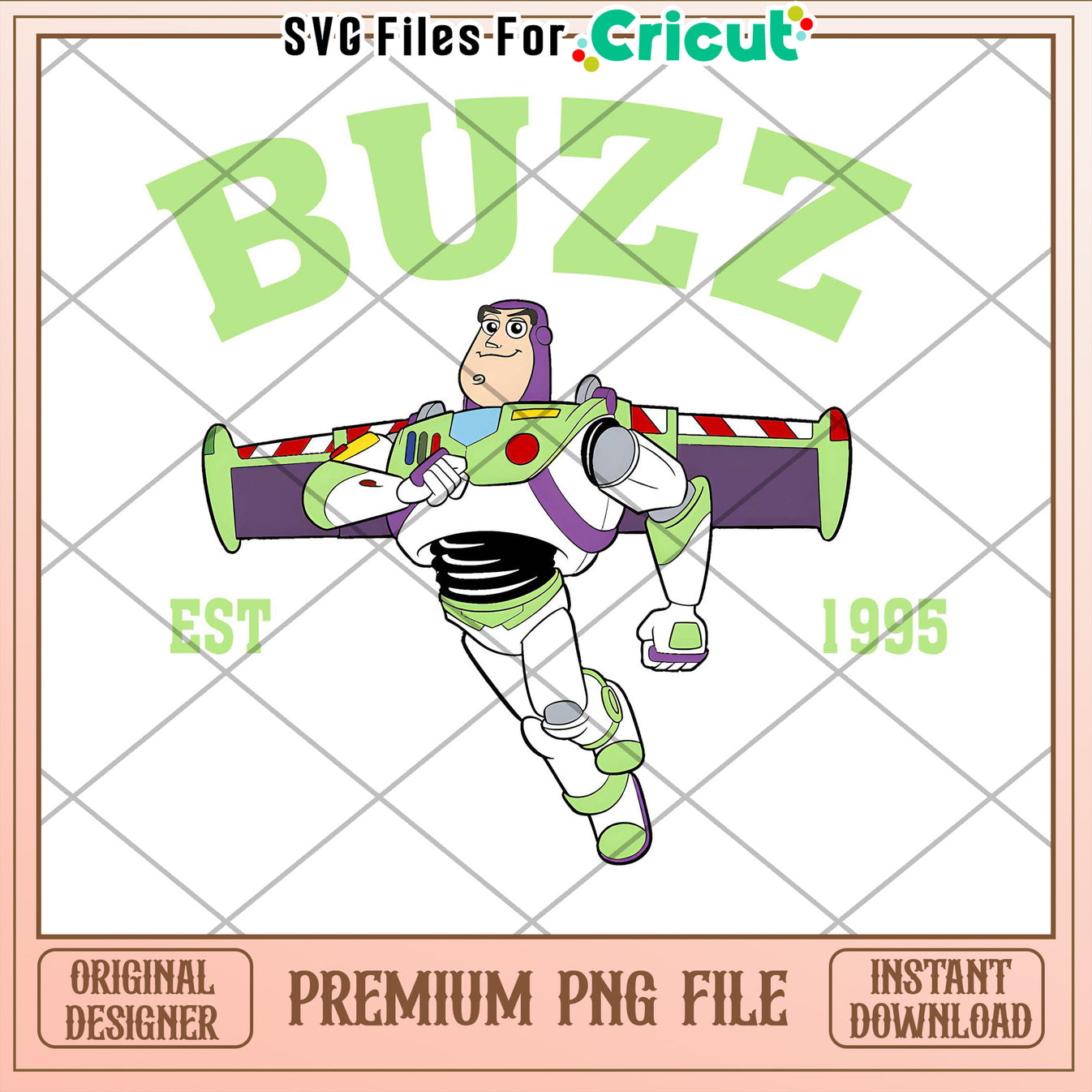 Buzz Lightyear PNG Cricut Design 1995 – svg files for cricut