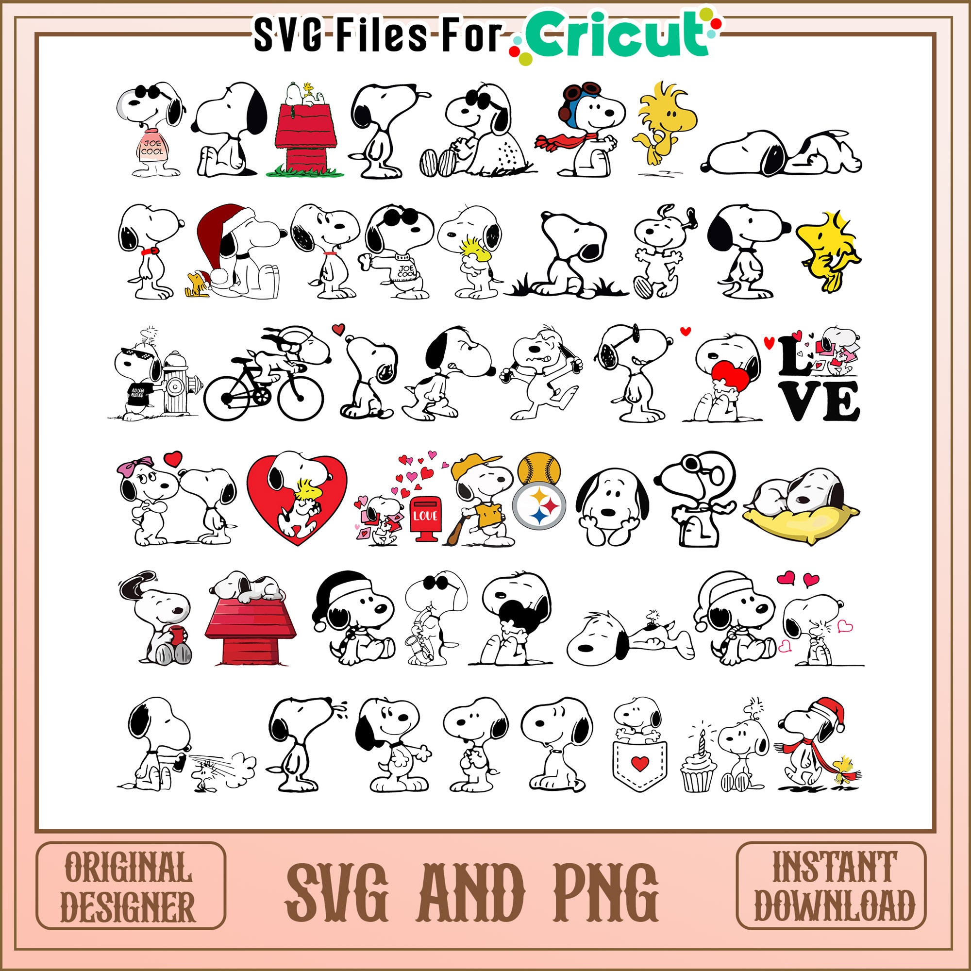 Cartoon snoopy bundle svg, snoopy dog cartoon svg, snoopy svg – svg ...