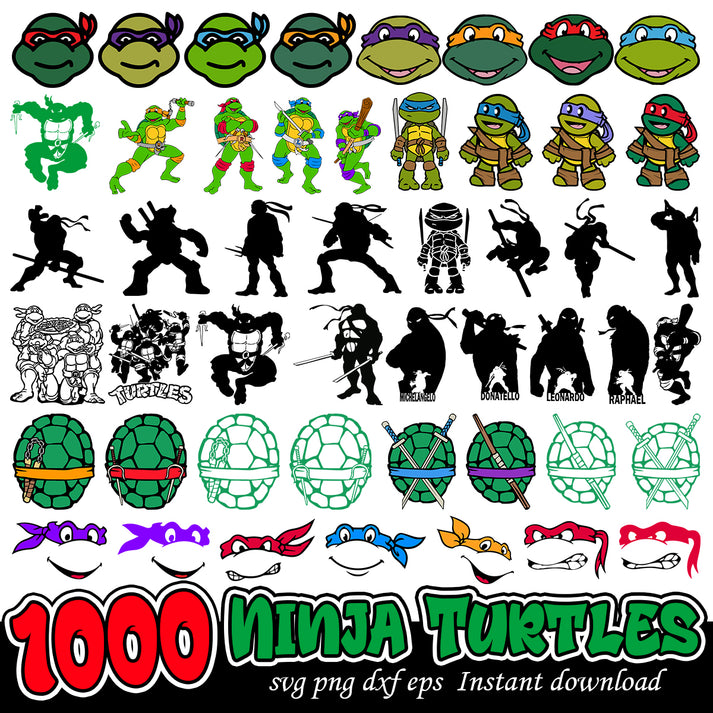 Teenage Mutant Ninja Turtles svg, Ninja Turtles Bundle – svg files for ...