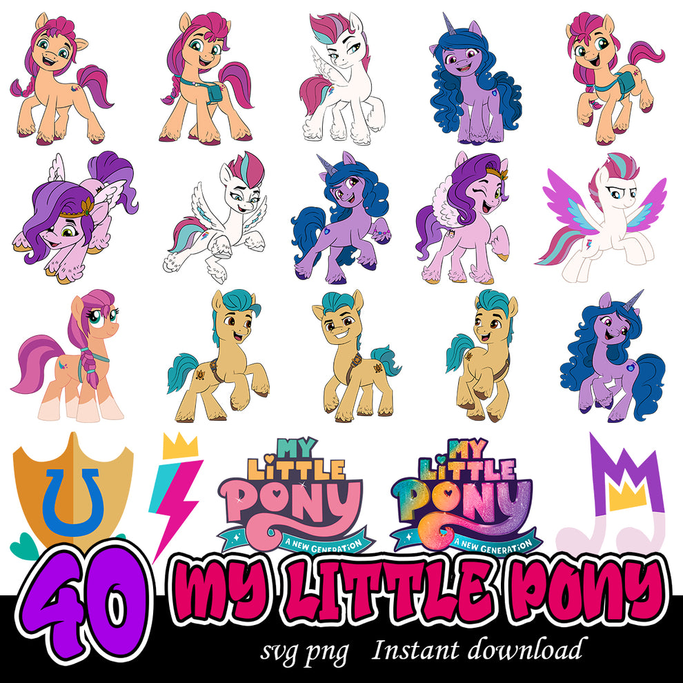My Little Pony svg bundle, Cartoon characters bundle – svg files for cricut
