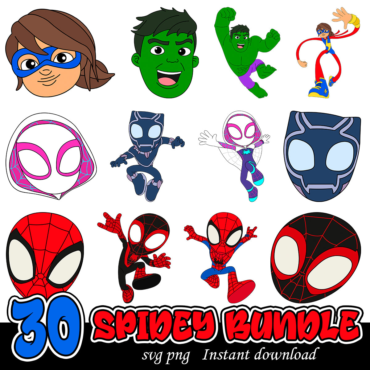 Spidey svg bundle, Marvel comics Spidey bundle – svg files for cricut
