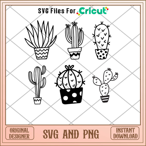 Cactus plants svg bundle, Trees art svg bundle - Svgfileforcricut – svg ...
