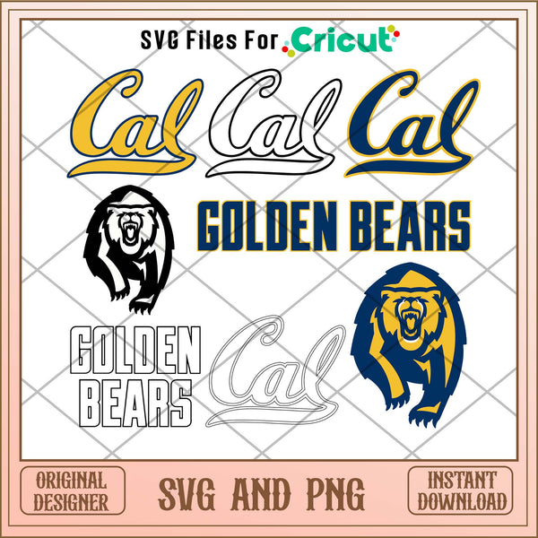 California Golden Bears svg, California Golden Bears svg bundle, NCAA ...