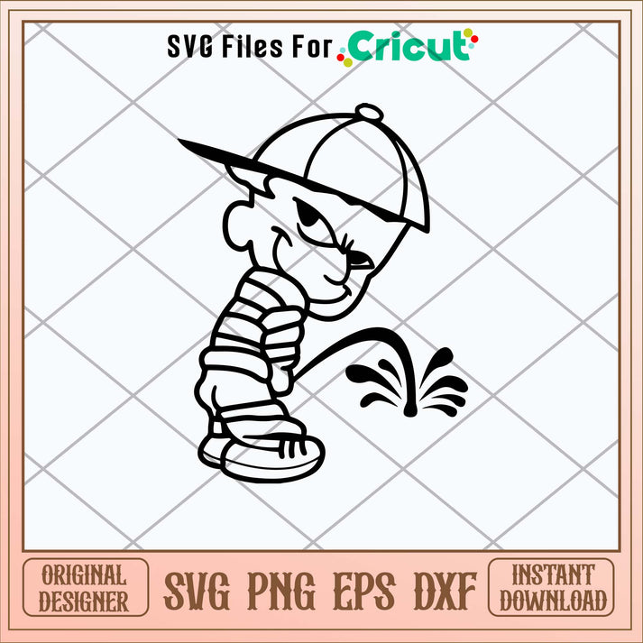 Calvin Boy Peeing Svg-Svgfilesforcricut – svg files for cricut