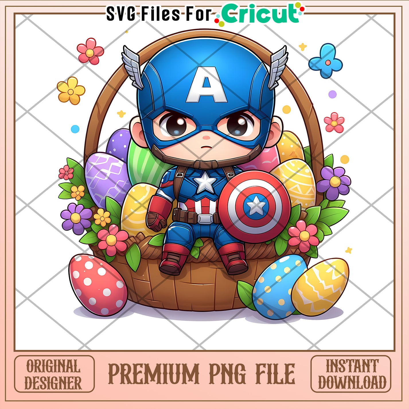 Captain America Easter PNG – svg files for cricut