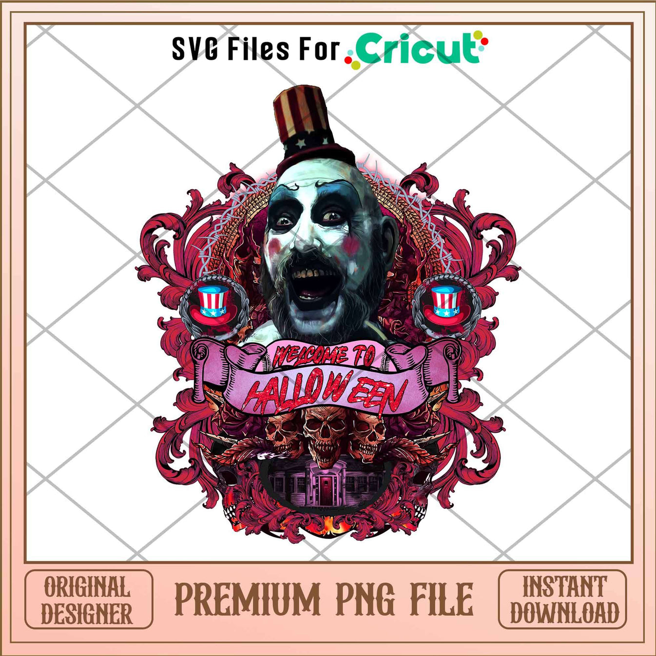 Captain Spaulding Horror Movie Character Png, Horror characters png, D ...
