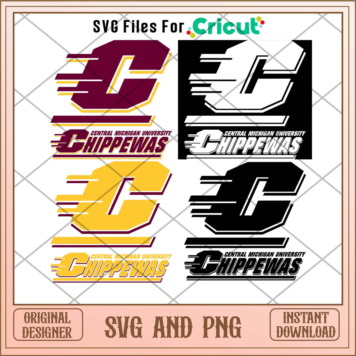 Central Michigan Chippewas svg, Chippewas svg bundle, NCAA svg – svg ...