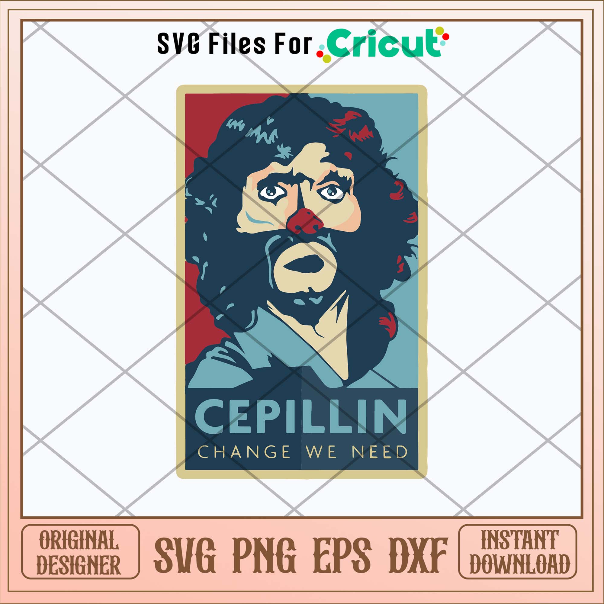 Cepillin Clown Change We Need Svg-Svgfilesforcricut – svg files for cricut