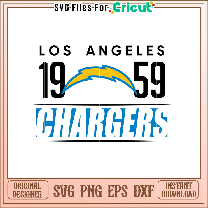 Chargers Logo SVG Design – svg files for cricut