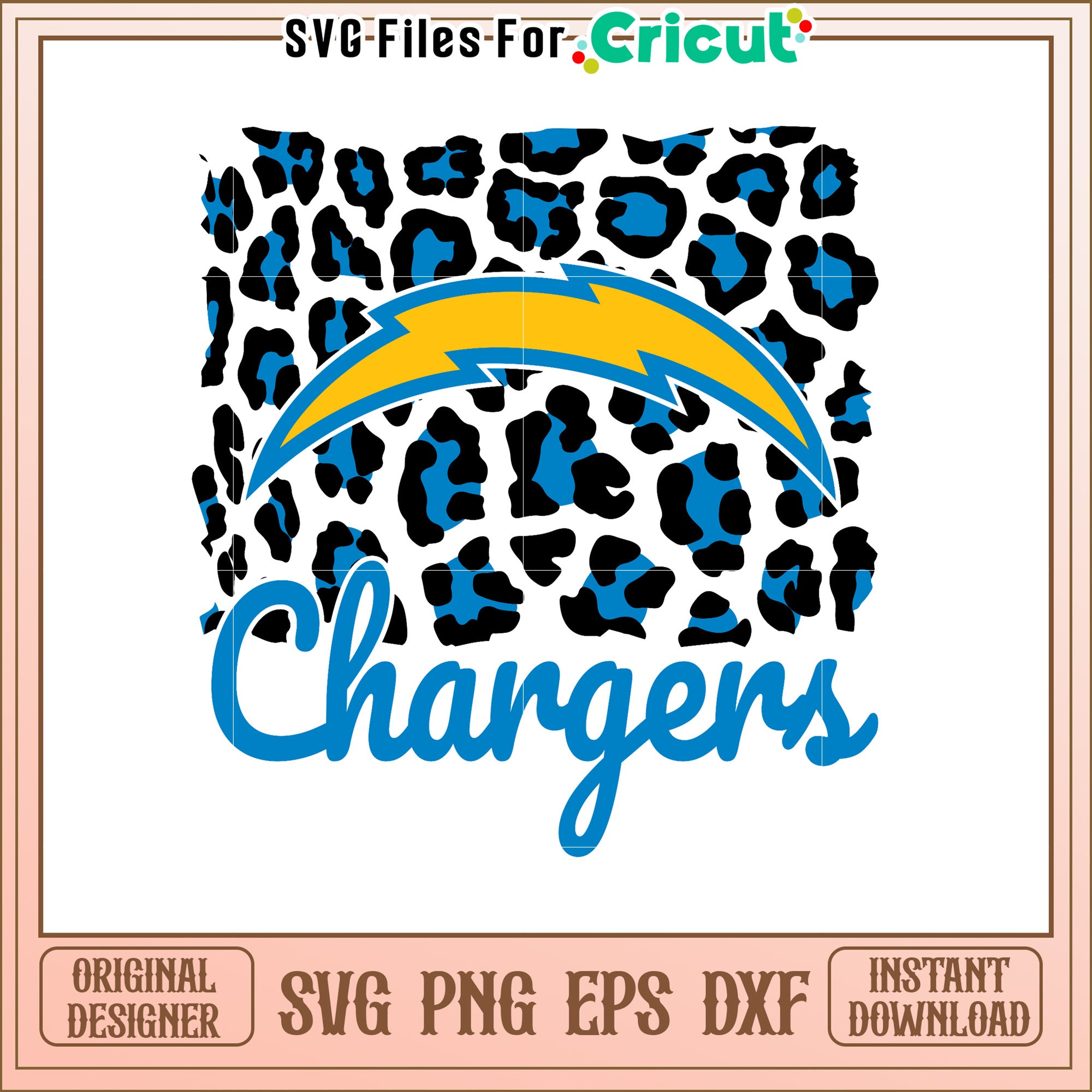 Chargers SVG Design Bolt & Camo – svg files for cricut