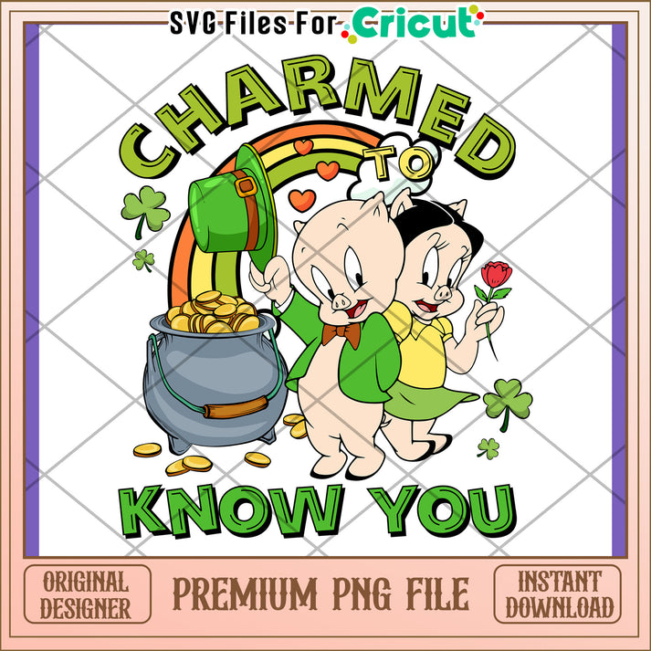 Charmed to Know You St Patricks Day PNG – svg files for cricut