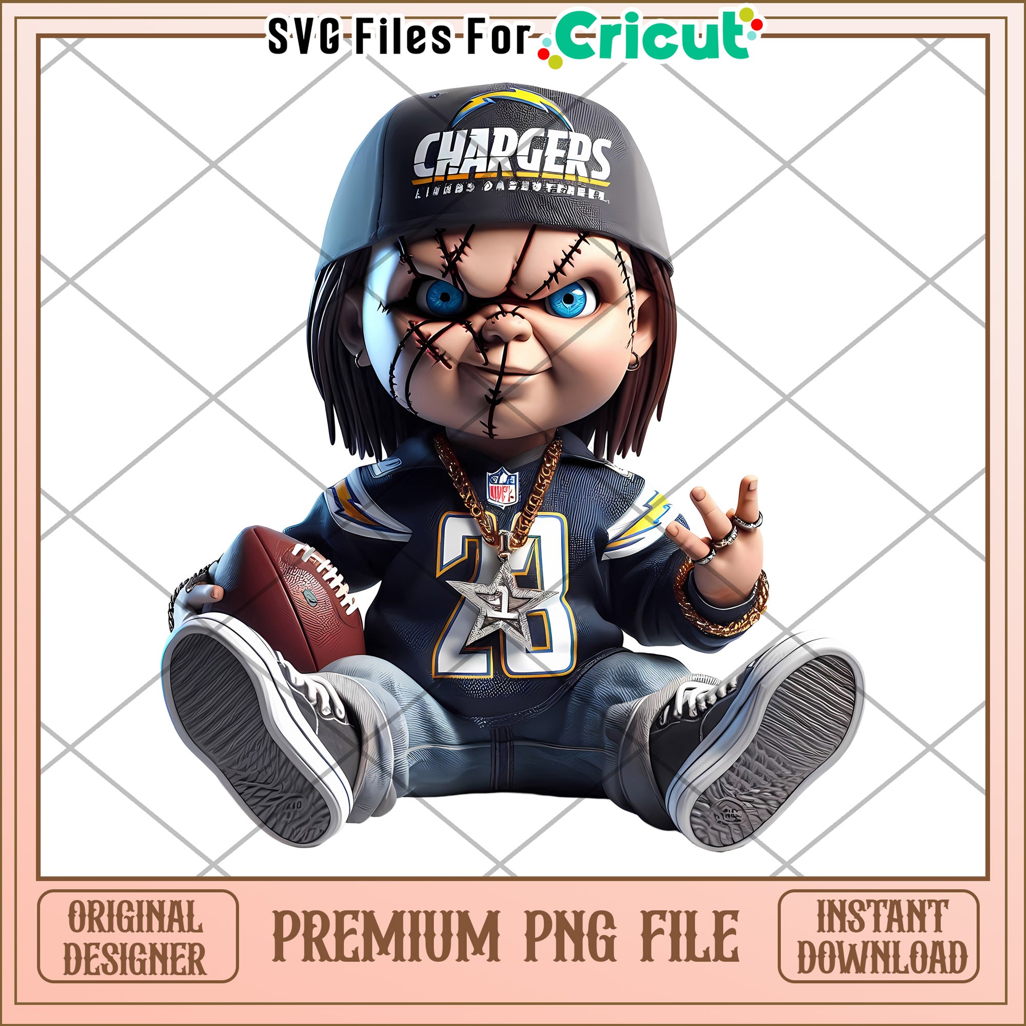 Charming Football Character PNG Design, Perfect for Crafts and Decor ...