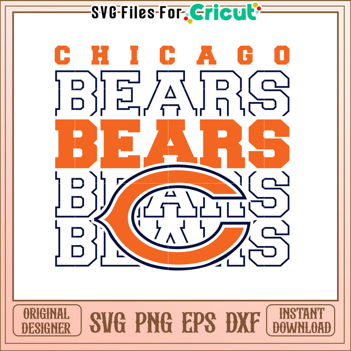 Chicago Bears SVG Design – svg files for cricut