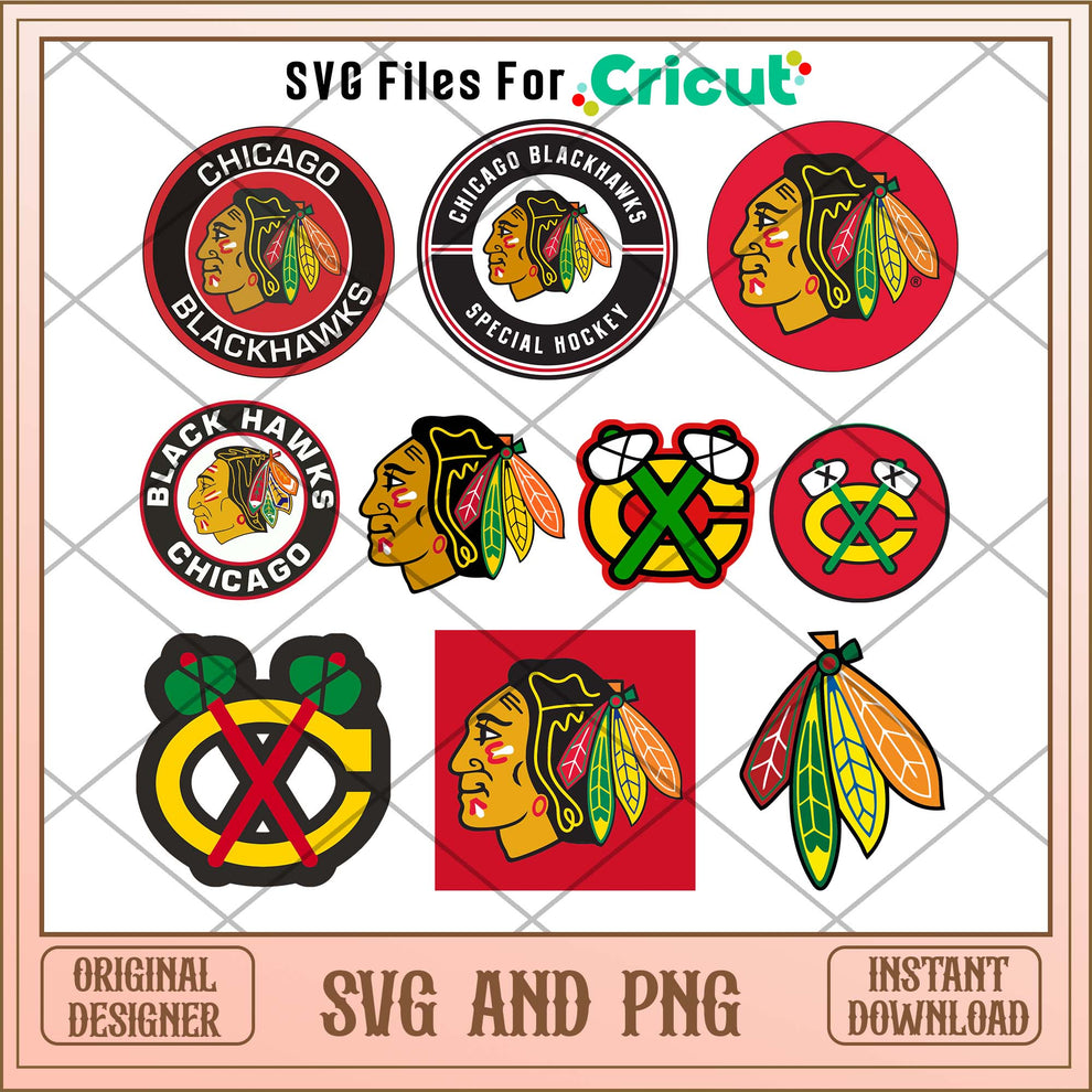 Chicago Blackhawks svg, Chicago Blackhawks svg bundle, NHL svg – svg ...