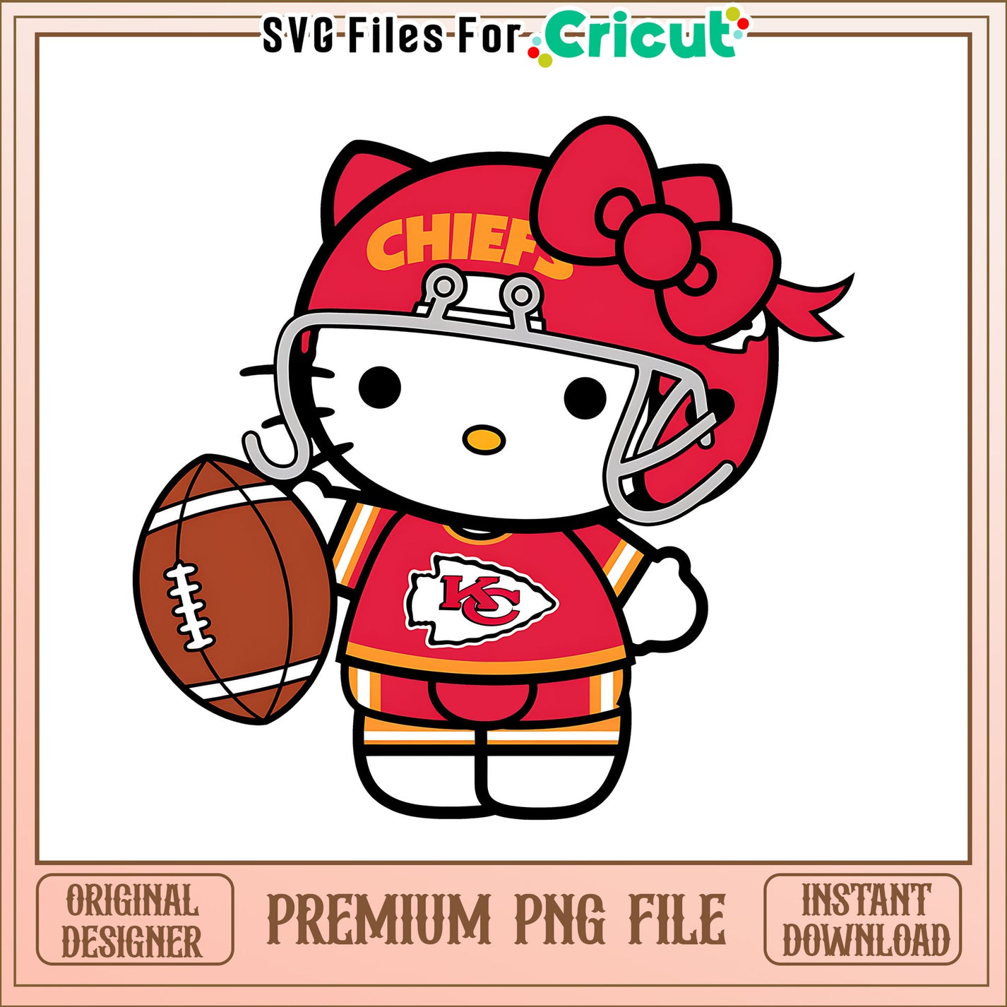 Chiefs Hello Kitty helmet png, Kansas City Chiefs png, NFL png – svg ...