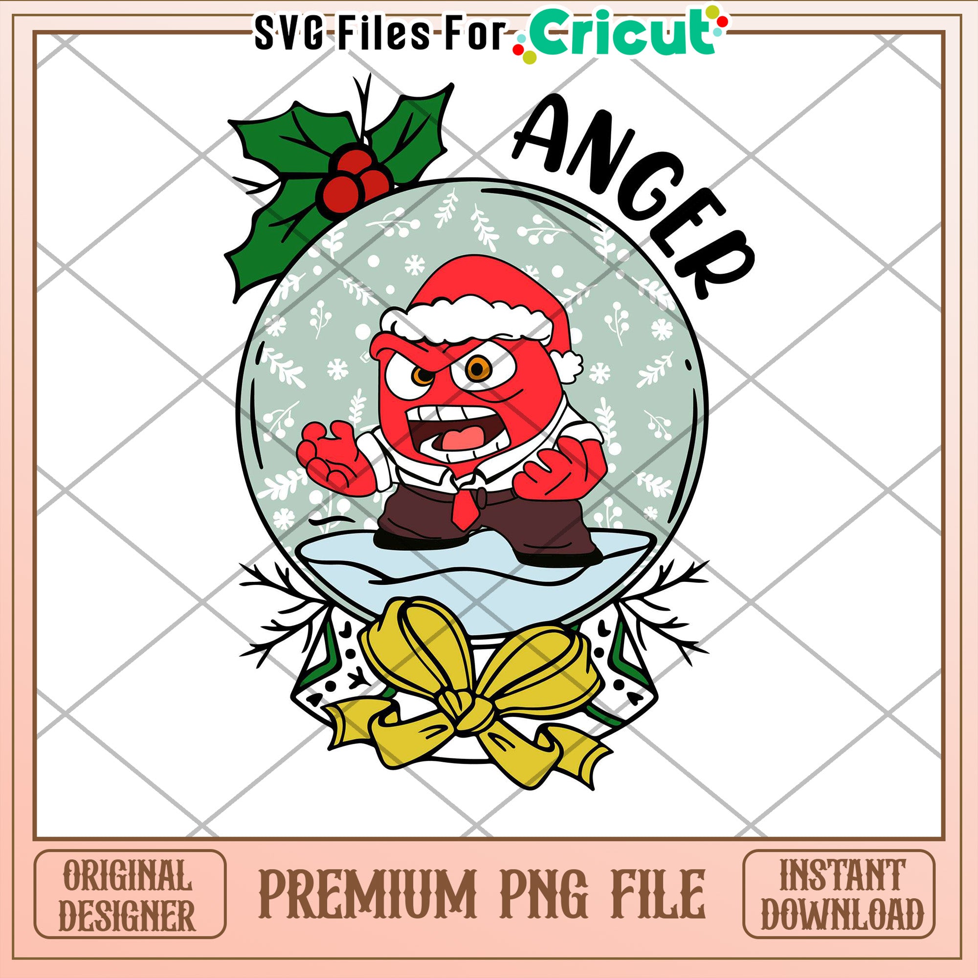 Christmas Anger PNG Sublimation – svg files for cricut