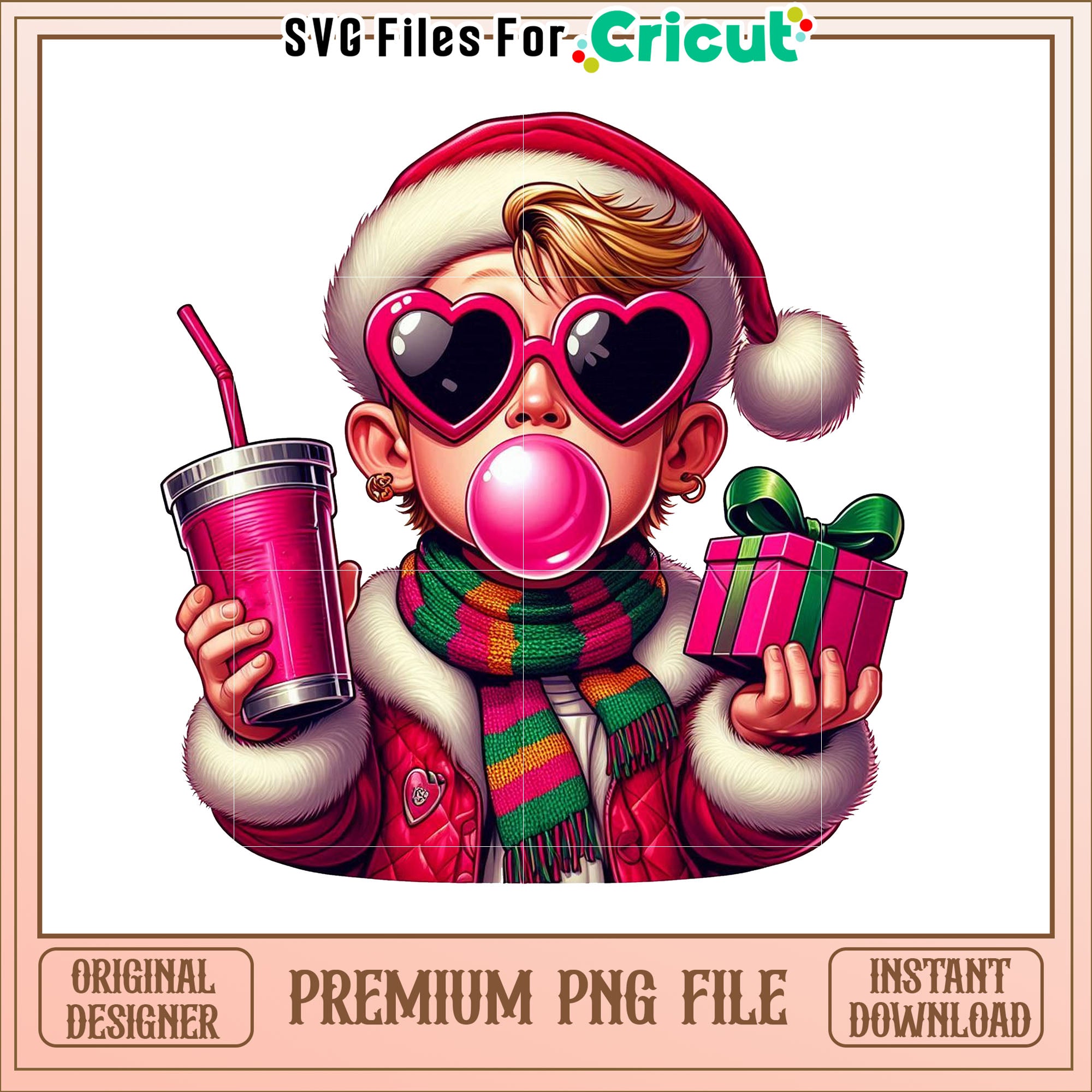 Christmas Boy PNG Cute Festive Clipart – svg files for cricut