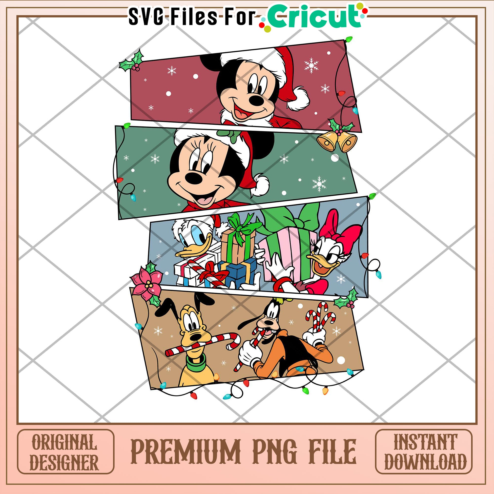 Christmas Disney PNG Design Instant Download – svg files for cricut