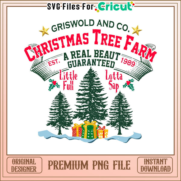 Christmas Tree Farm PNG Design, perfect for holiday crafts and decor ...