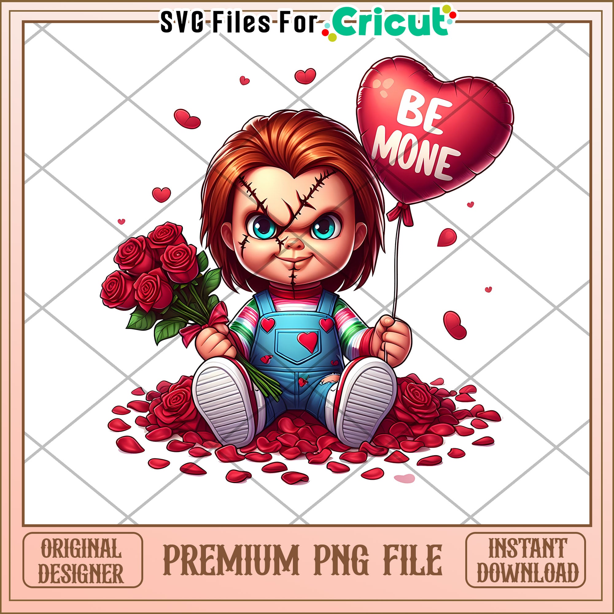 Chucky Valentines PNG Sublimation – svg files for cricut