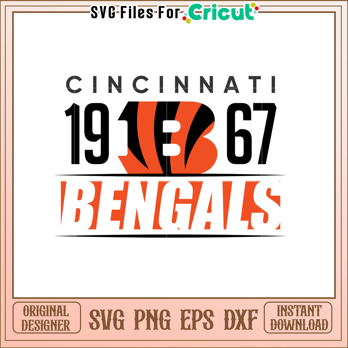 Cincinnati Bengals SVG Logo Design – svg files for cricut