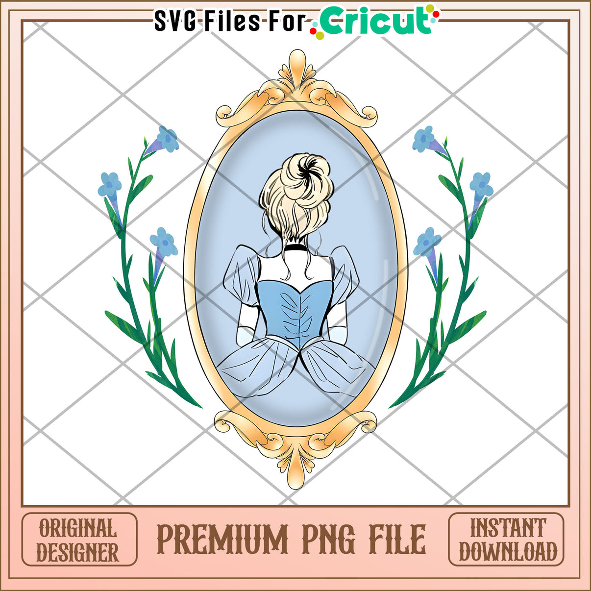 Cinderella PNG Sublimation Design – svg files for cricut