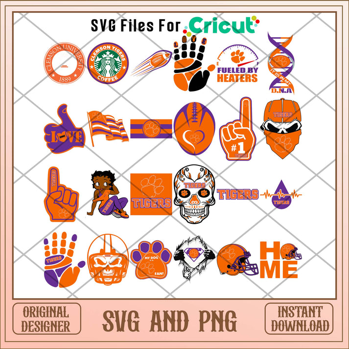 ClemsonTigers hands svg, Clemson Tigers svg bundle, NCAA svg – svg ...