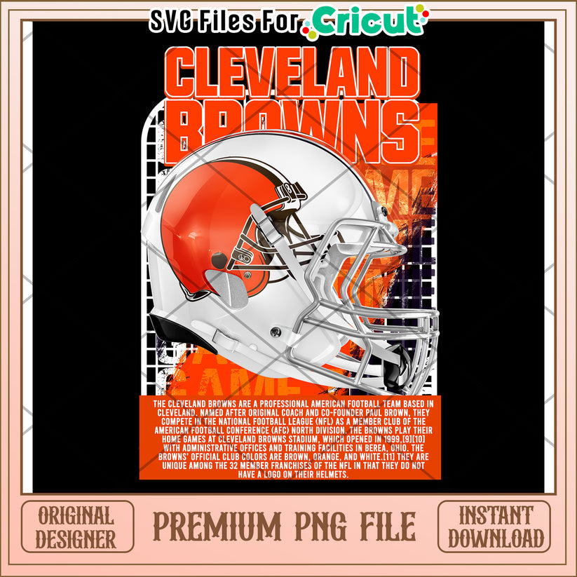 Cleveland Browns PNG file, perfect for Cricut projects and designs ...